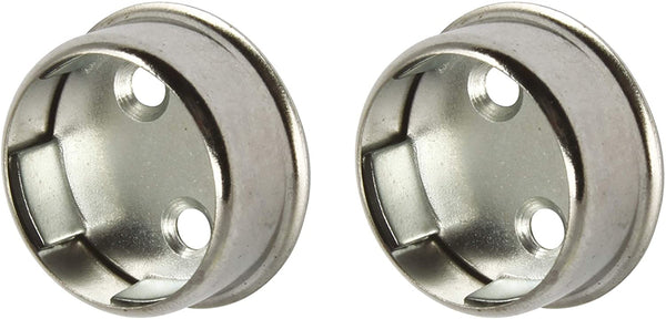 Wardrobe Rail Socket, for use with Ø 25 mm Wardrobe Rails Chrome ...